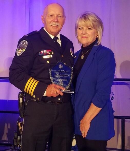 Police Chief Kevin Chrisman receives Clarence M. Kelley Award from the ...