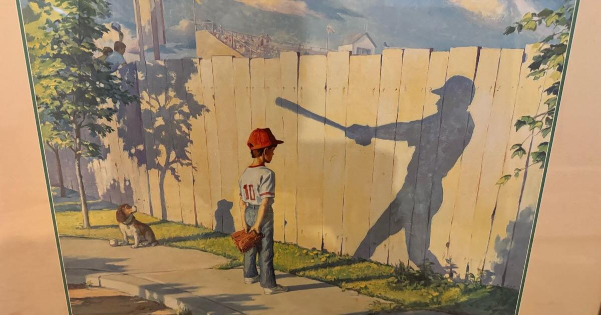Framed Scott Snow Baseball Art for $10 in Solon, OH | For Sale & Free ...