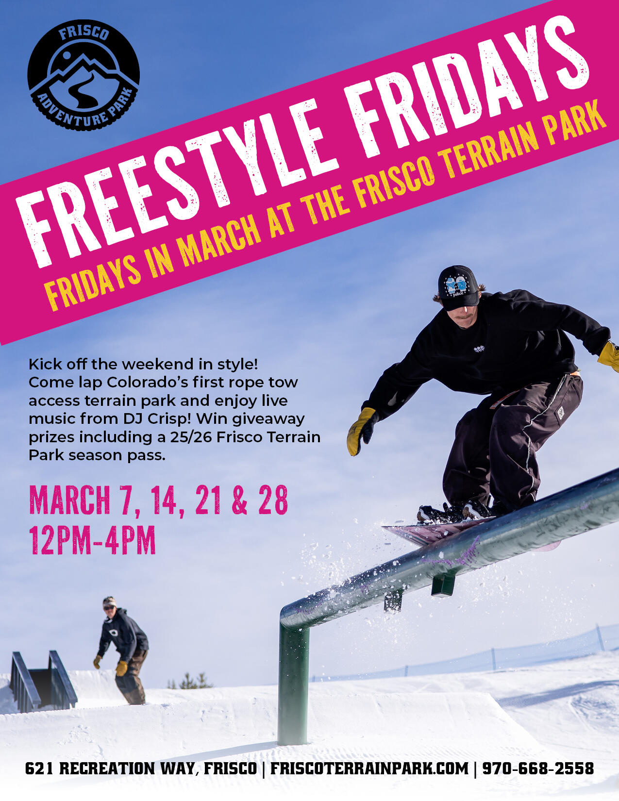 The Frisco Adventure Park is excited to announce Freestyle Fridays, a ...