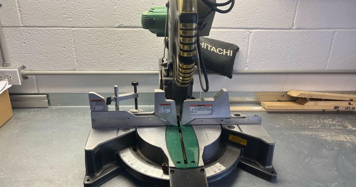 Hitachi 12” dual bevel miter box for $100 in Myrtle Beach, SC | For ...