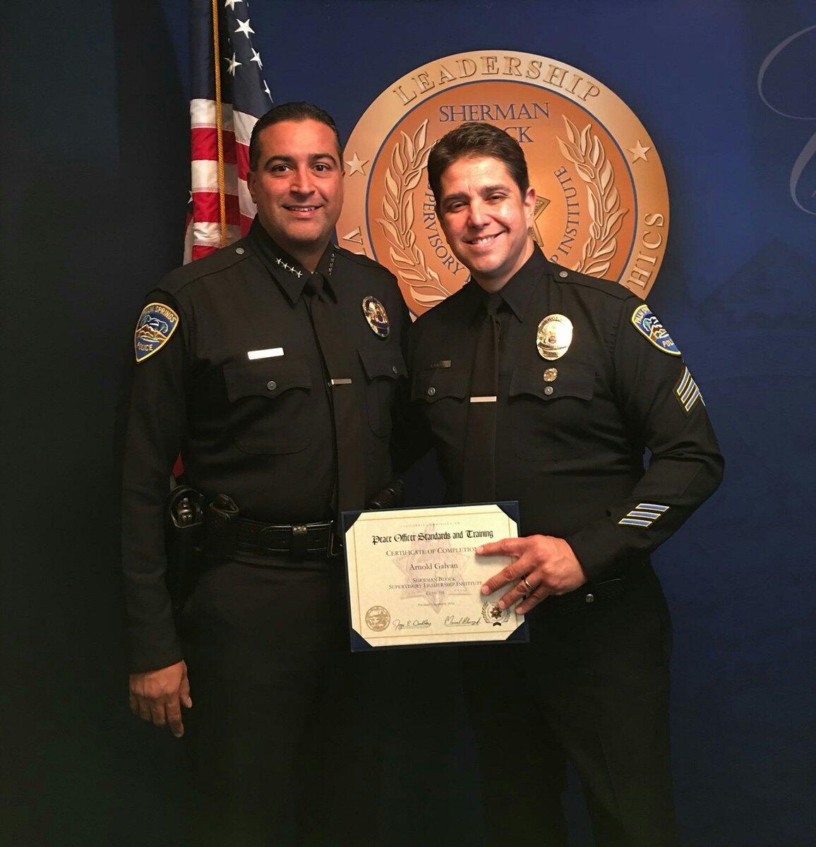 Congratulations Sgt. Galvan! (Palm Springs Police Department) — Nextdoor — Nextdoor