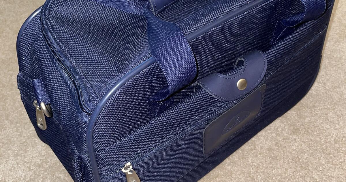 Samsonite Navy Blue Overnight Weekender Bag / Carry-on - Like New! (18 ...