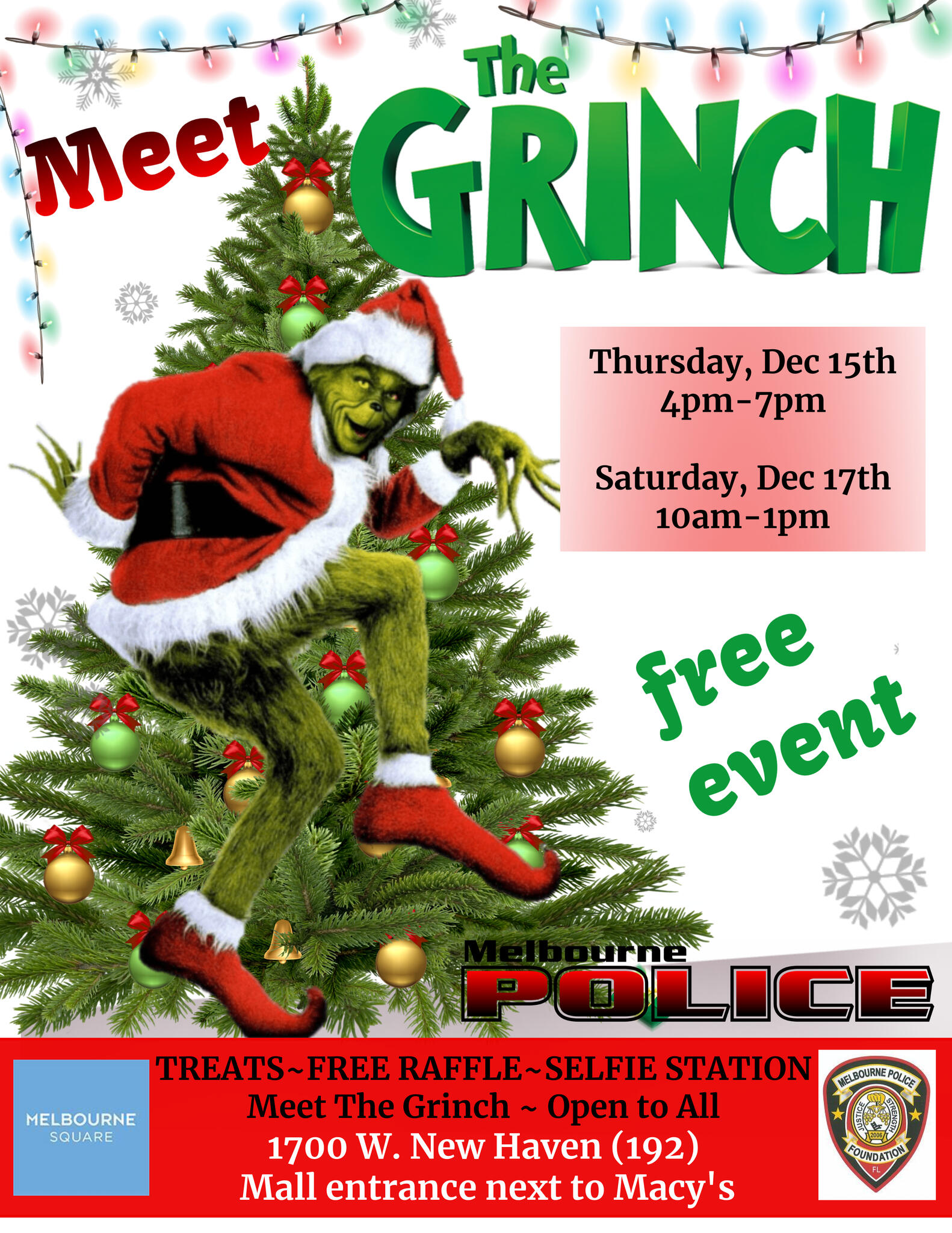 Meet The Grinch (Melbourne Police Department) — Nextdoor — Nextdoor
