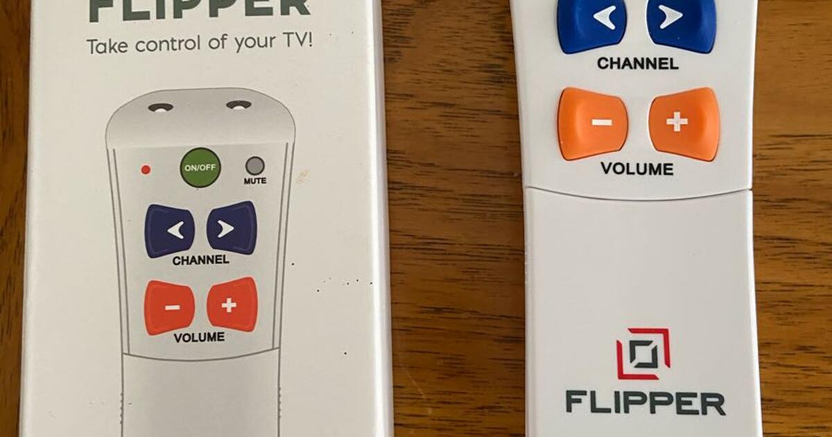 Flipper big button universal tv remote for $5 in Dallas, TX | For Sale ...