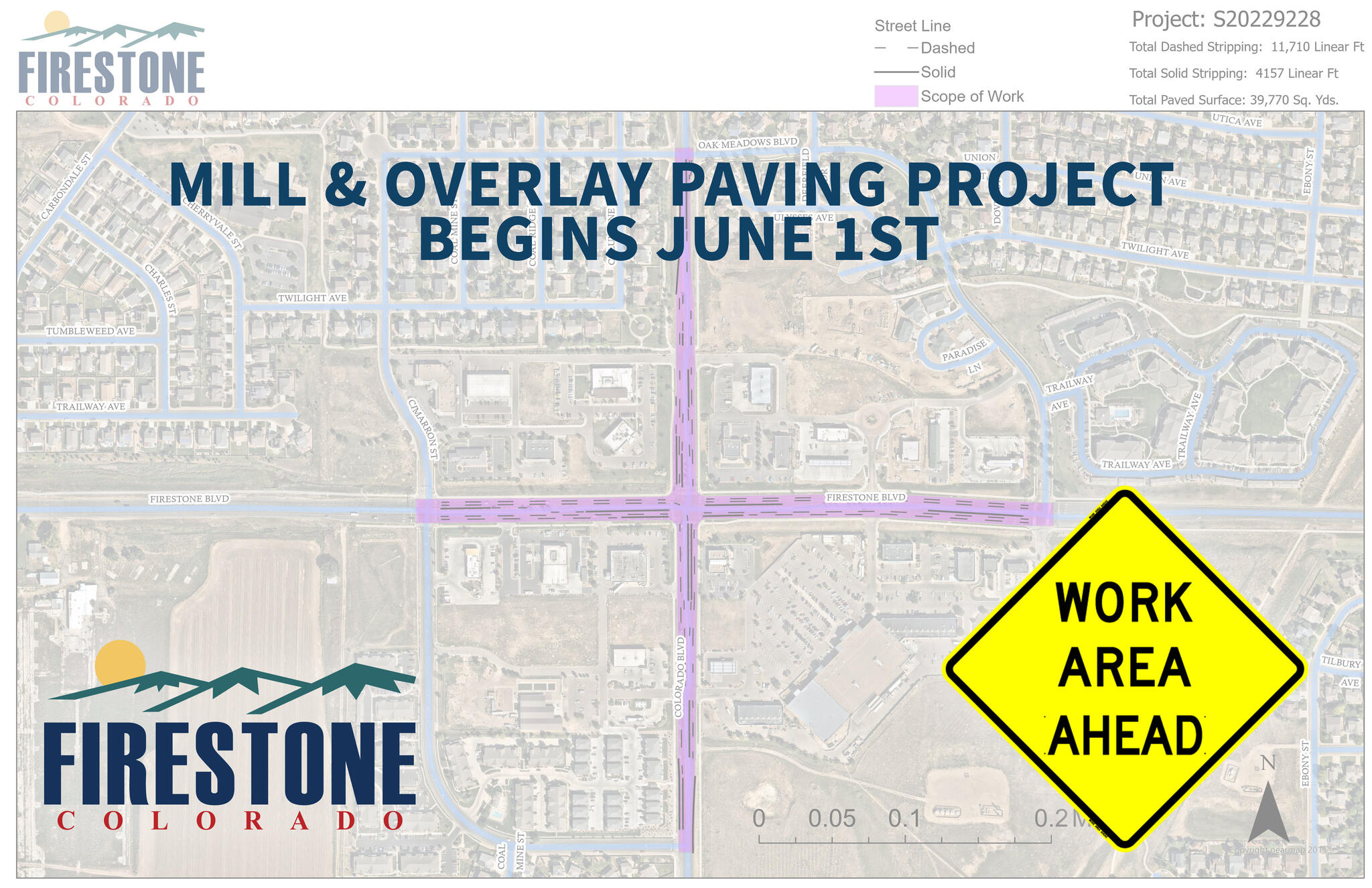 Mill & Overlay Paving Project Begins June 1st (Town of Firestone ...
