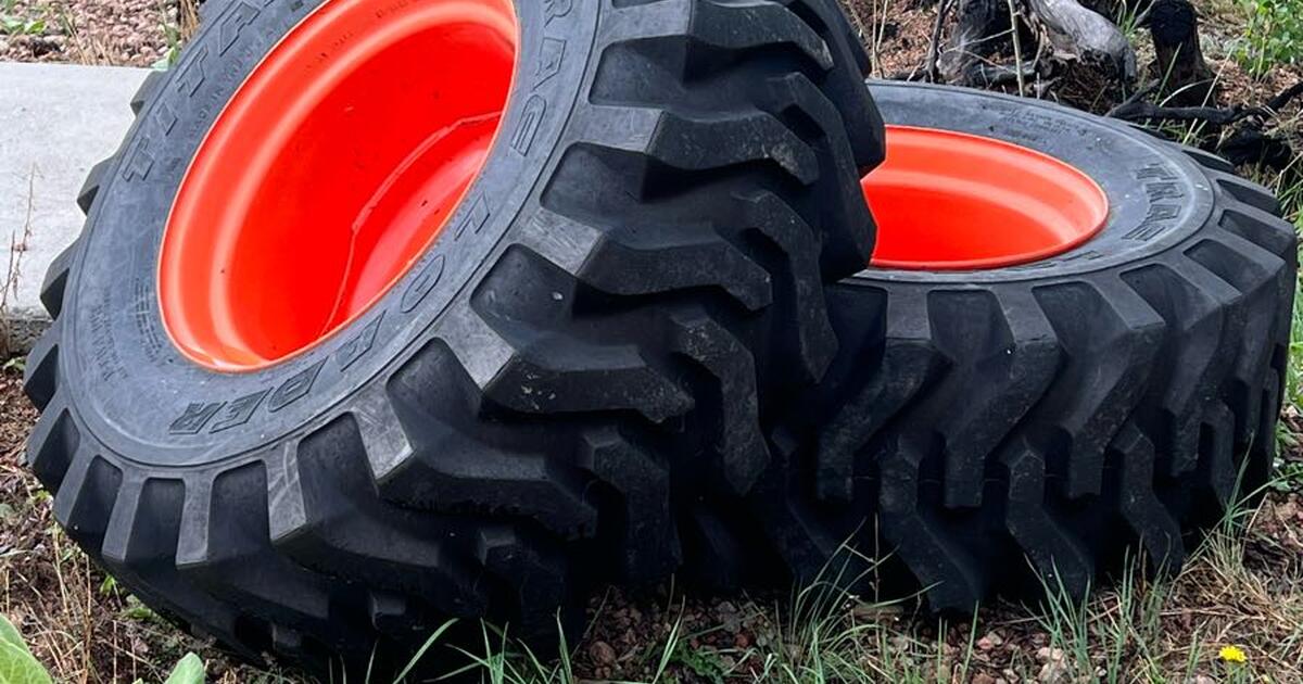 Tires on rims to fit Kubota L3400 for Free in Florissant, CO | For Sale ...