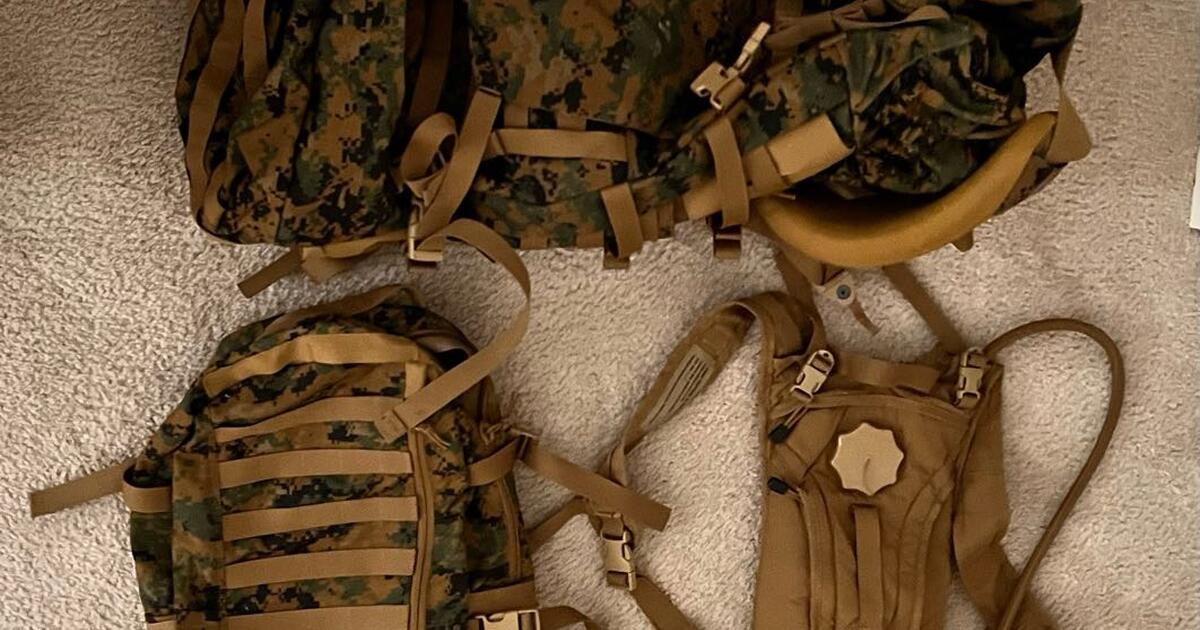 USMC ILBE Main Rusksack, Patrol Pack & Bladder Bag for $365 in Leland ...
