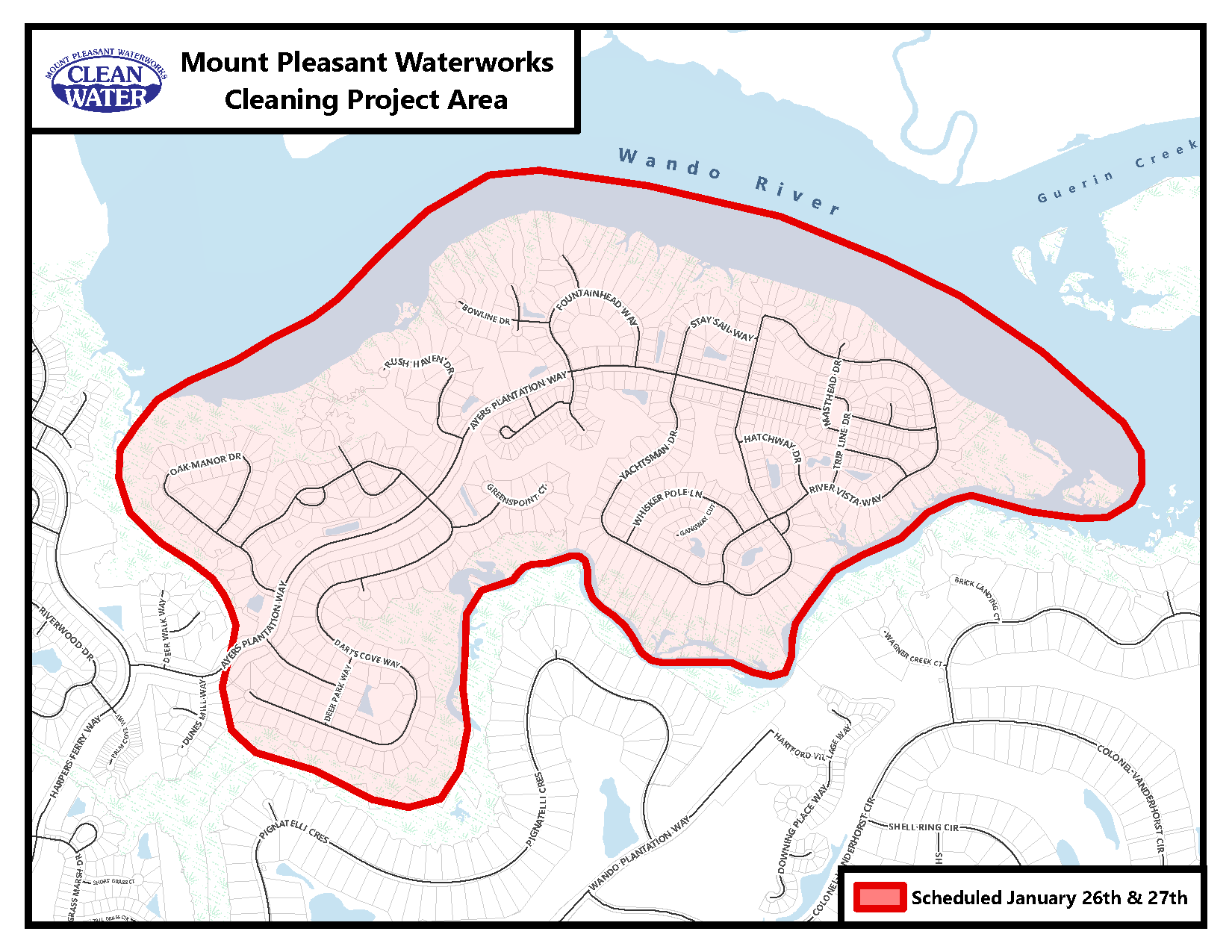 Water Line Cleaning Project in your neighborhood (Jan 26 & 27) (Mount ...