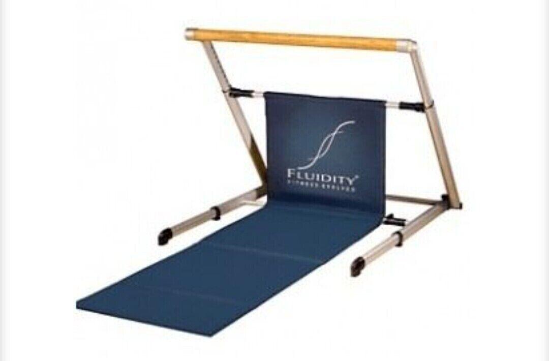 Fluidity Barre Fitness Exercise Yoga Portable Ballet Bar + Mat for $175 ...