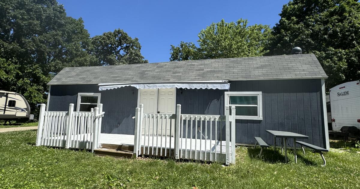 Seasonal Campground Cabin and large shed for $40000 in Pekin, IL | For ...