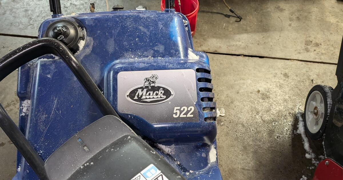 Mack 522 Snow Blower for $100 in Cedar Rapids, IA | For Sale & Free ...
