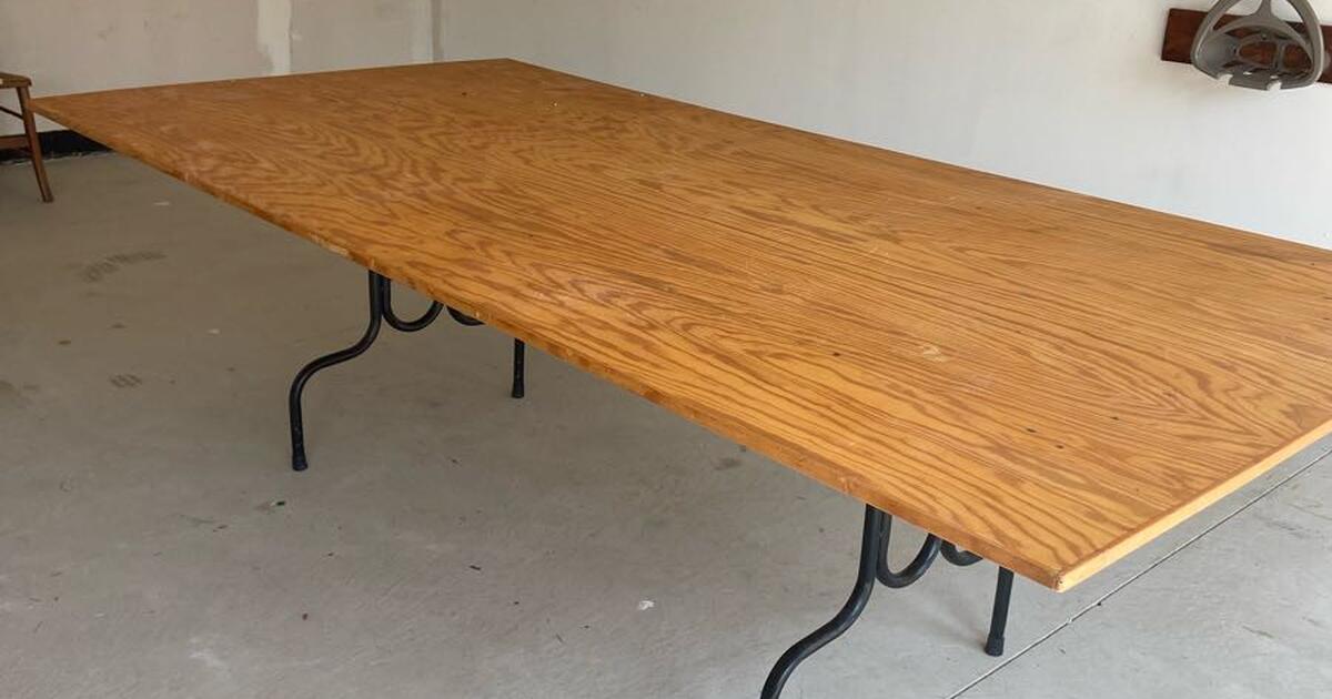 4’ x 8’ plywood table for Free in Plymouth, MI | Finds — Nextdoor