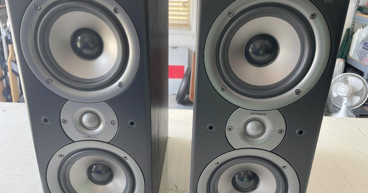 Polk Audio Monitor 40 Series II Wired Bookshelf Speaker - Black, PAIR ...