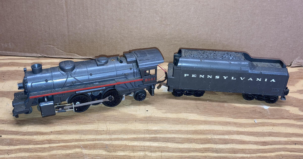 Lionel 8141 Engine and Pennsylvania Tender with Sound UNTESTED for $15 ...