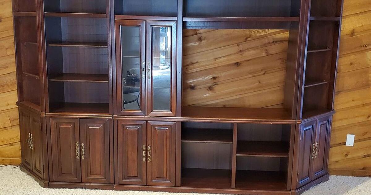 4 Piece Cherry Entertainment Center for Free in Centennial, CO | For ...