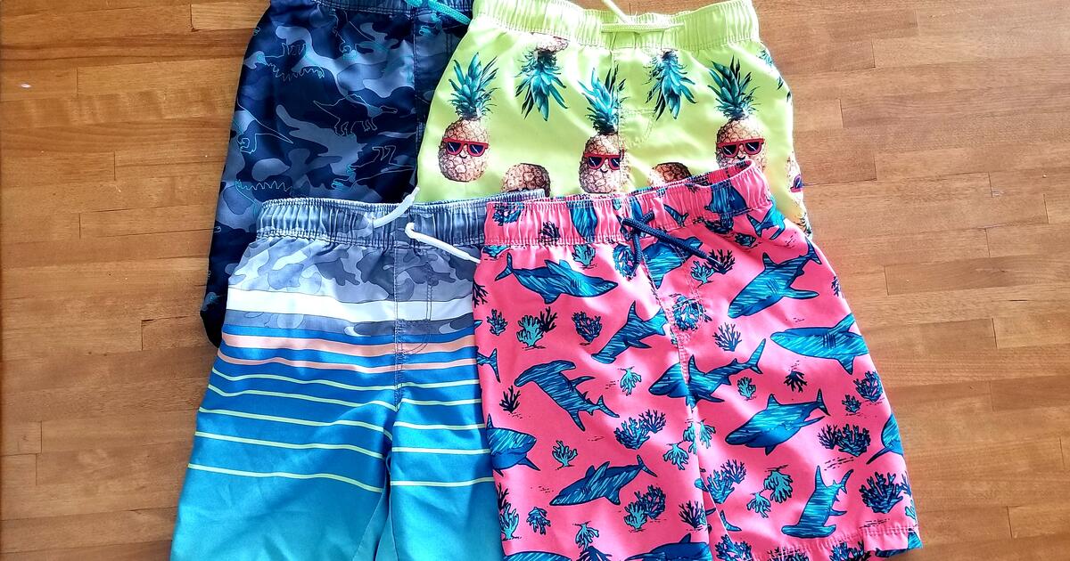 Set of 4 Colorful Swim Trunks 5T for Free in Bradenton, FL | For Sale ...