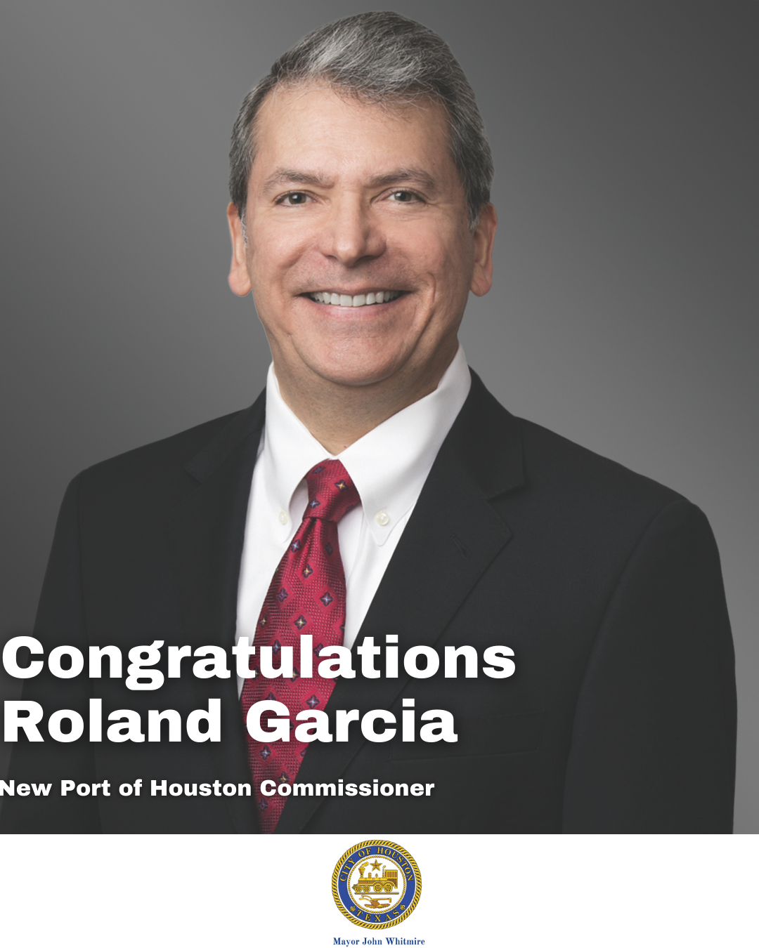 Congratulations to Roland Garcia on his appointment by Mayor John ...