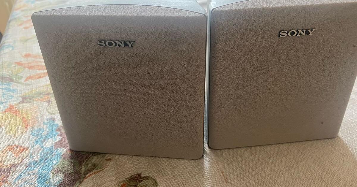 Lot of 2 Sony surround speakers SS -MSP66SL for $10 in Ann Arbor, MI ...