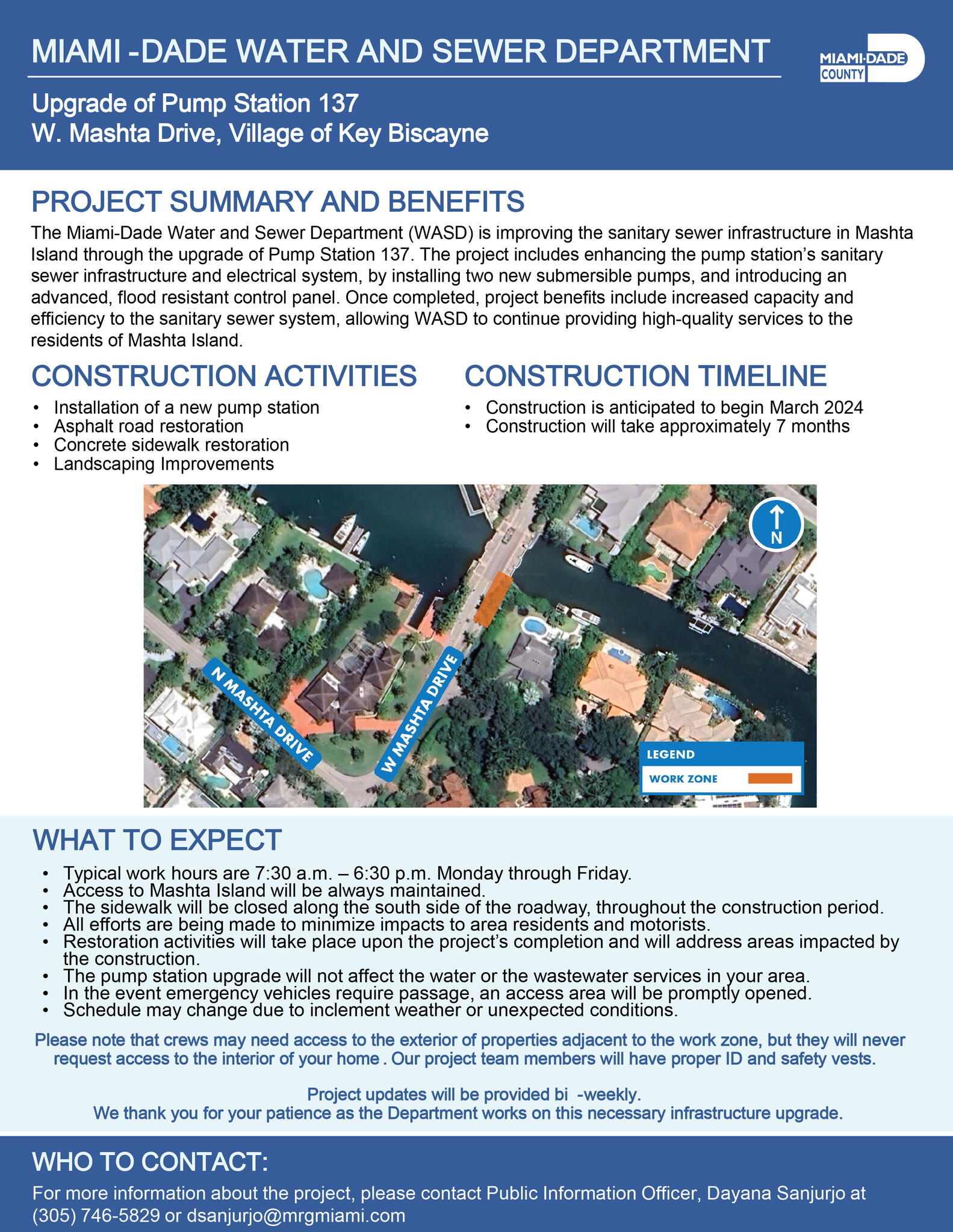 The Miami-Dade Water and Sewer Department (WASD) is improving the ...