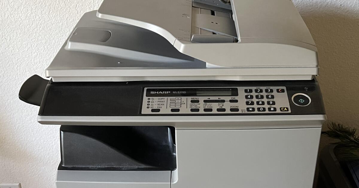 Sharp MX 201D copy, print, scan, fax machine for $75 in Grass Valley ...