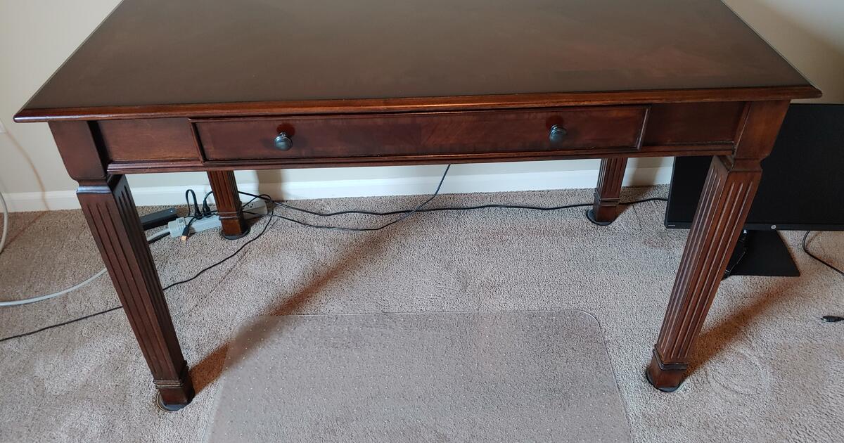 VERY NICE, Signature Design by Ashley Hamlyn ALL WOOD Desk for $200 in ...