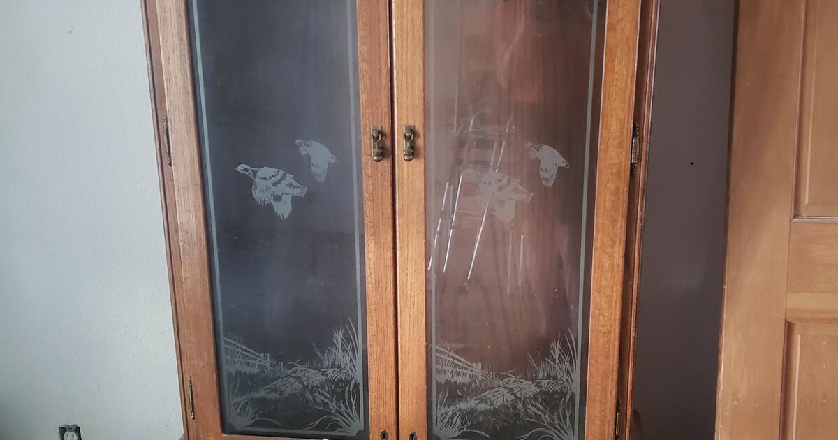 Amish Real Wood Gun Display Case Lighted for $140 in Woodinville, WA ...