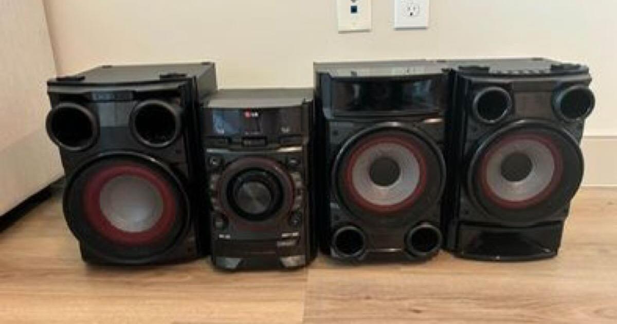 LG Speaker System for $100 in Herndon, VA | For Sale & Free — Nextdoor