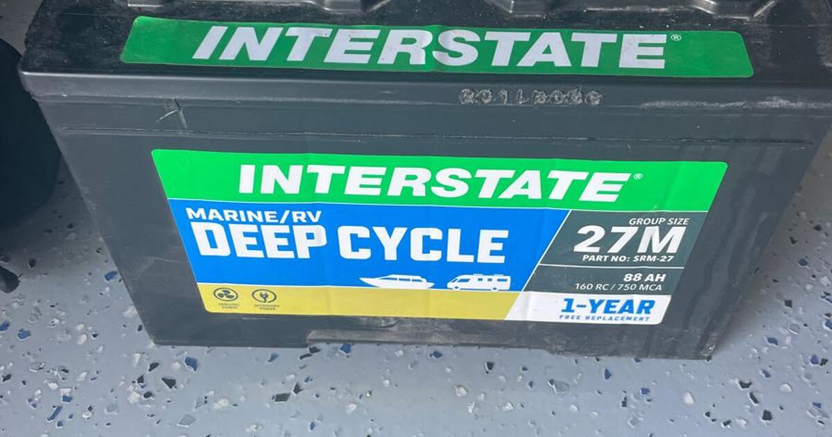 Interstate marine/rv batteries (27M) for $75 in Key Largo, FL | Finds ...