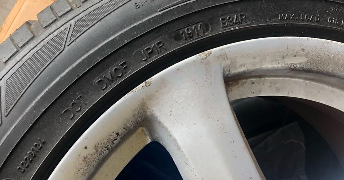 Dunlop 205/55/R16 91H Winter Snow Tires & 5 Spoke Rims for Mercedes ...