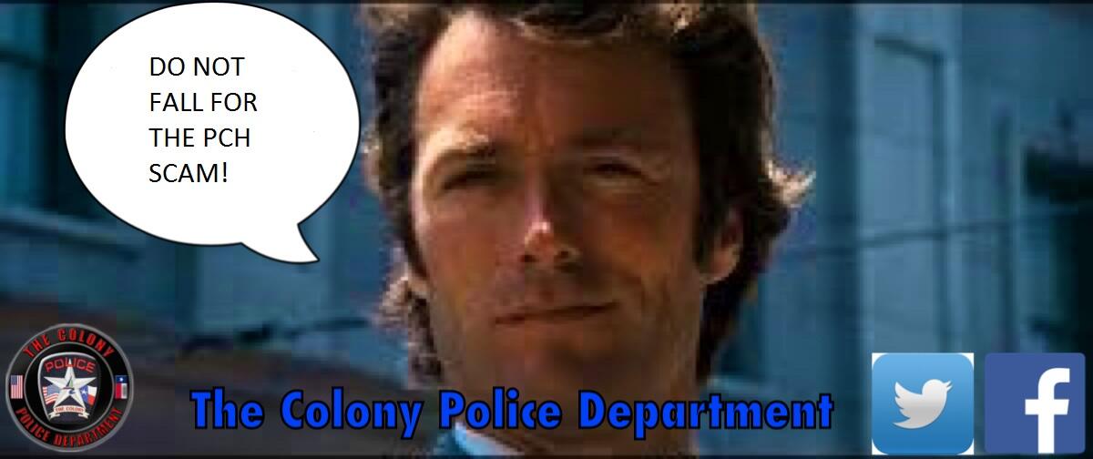 PCH Scam in our Area (The Colony Police Department) — Nextdoor — Nextdoor