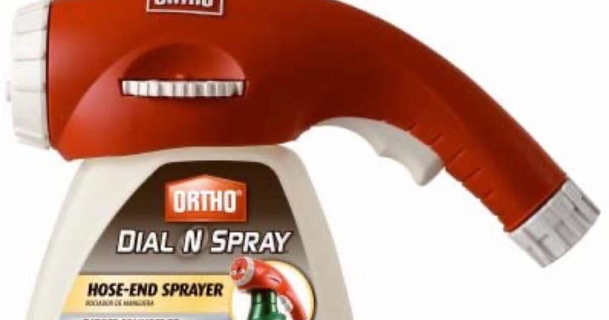 Ortho Dial N Spray Hose End Sprayer: Multi-Use Applicator New! for $10 ...