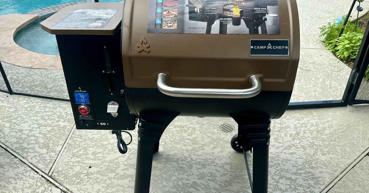 Camp Chef SG 24 Pellet Smoker (New) for $500 in Katy, TX | For Sale ...