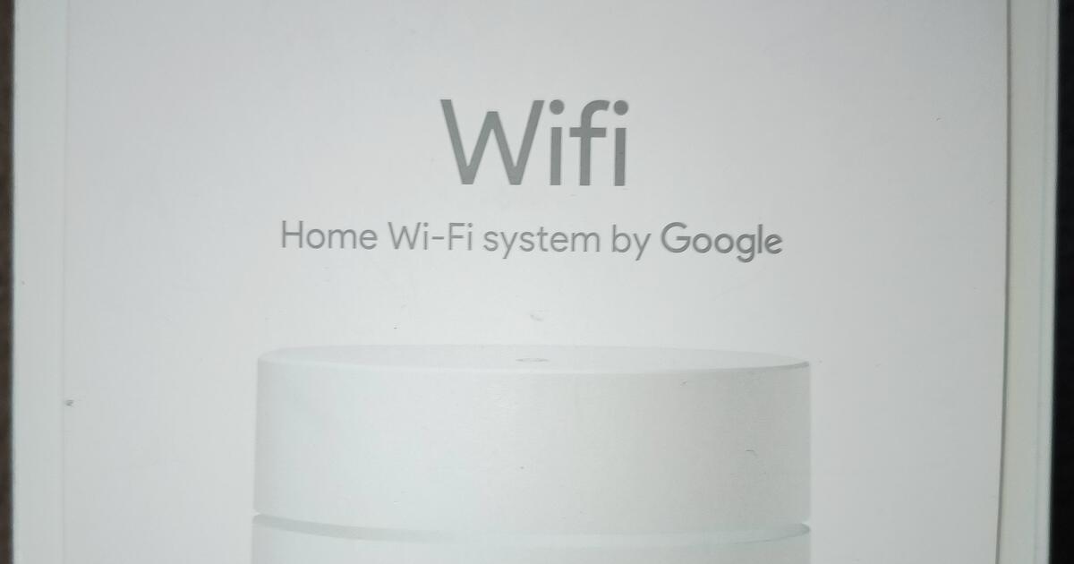 Google Nest WiFi Mesh Router (2) for $60 in Lutz, FL | For Sale & Free ...