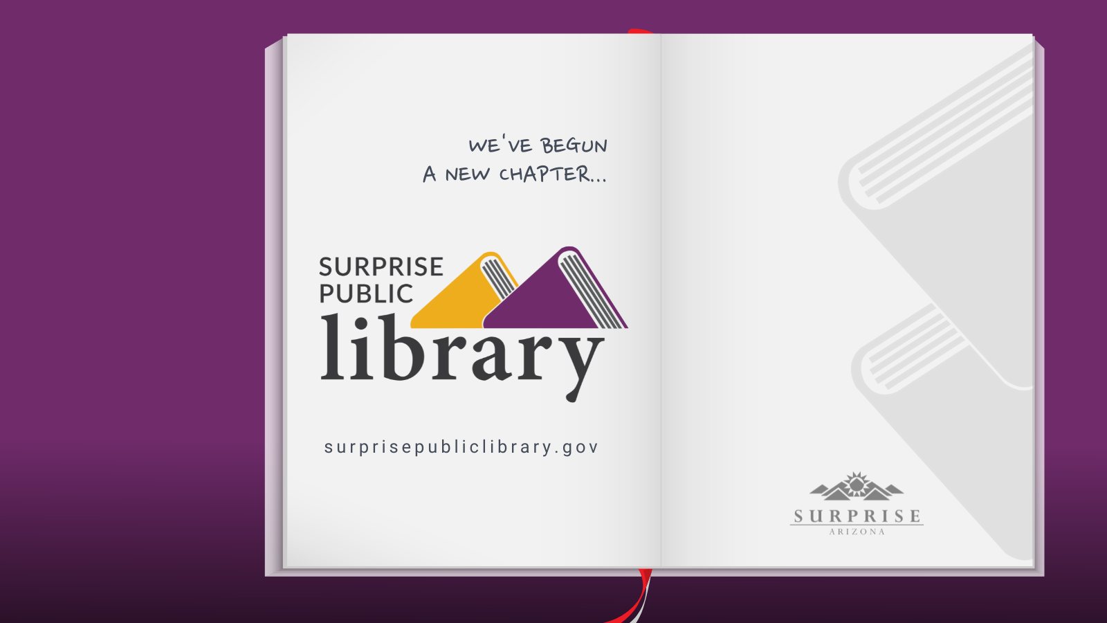 Surprise libraries are now fully operated by the City, allowing us to ...