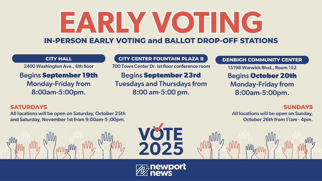 🗳️ Early voting for the 2025 Election is here!