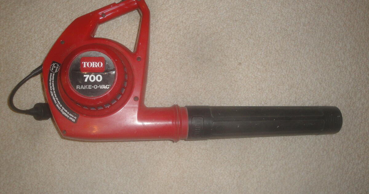 Toro Vac and Blow and new rake of your choice for $20 in Montclair, VA ...