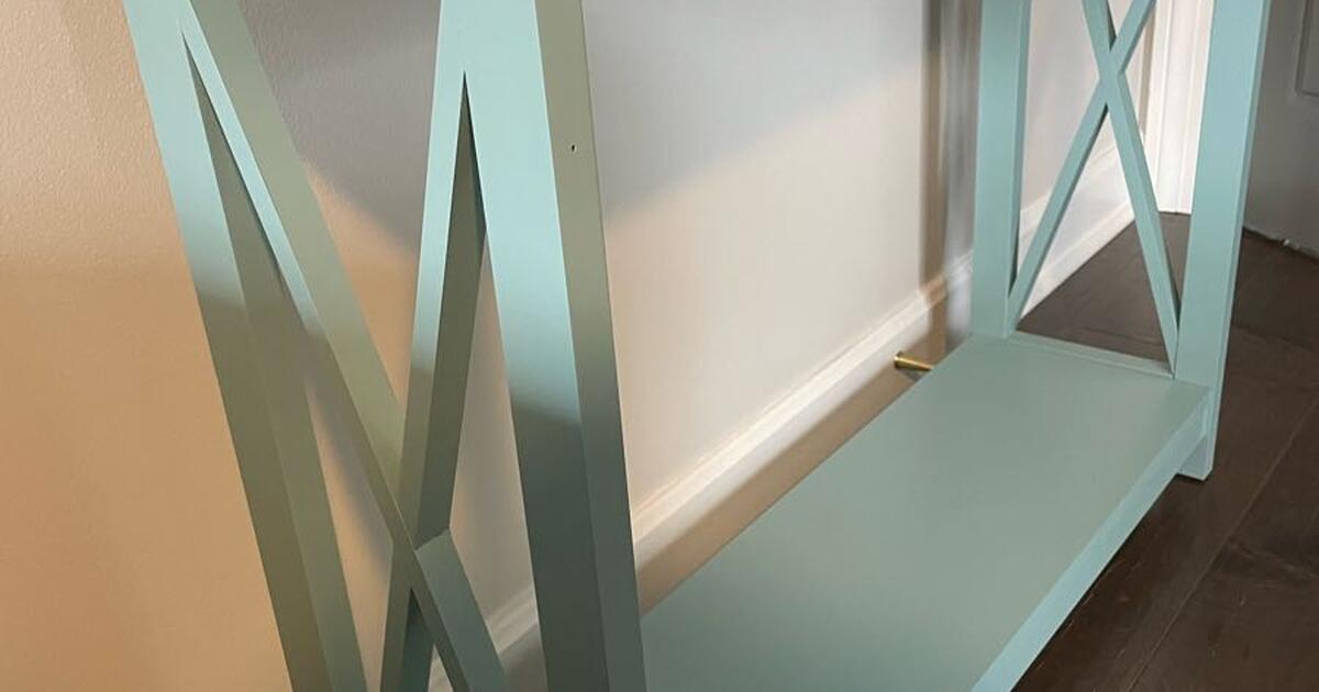 Light Blue /aqua Console / entry Table for $50 in Brentwood, TN | For ...
