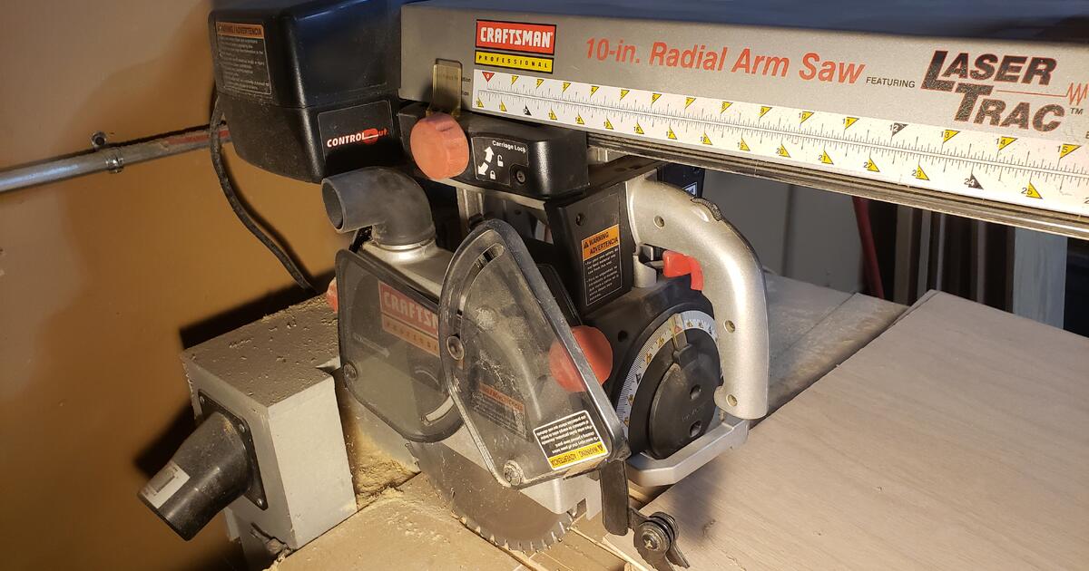 Craftsman Radial Arm Saw w/ LaserTrac for $125 in La Vista, NE | For ...