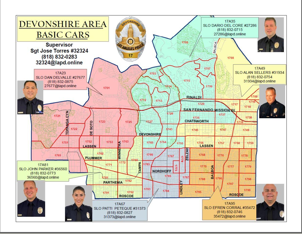 LAPD Devonshire Basic Car 17A35 Neighborhood Watch Meeting (Los Angeles ...