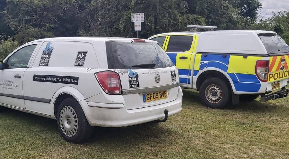 🦋 🚔 Teamwork between Kent Police and Kent Wildlife Trust: “PCSO Bishop ...