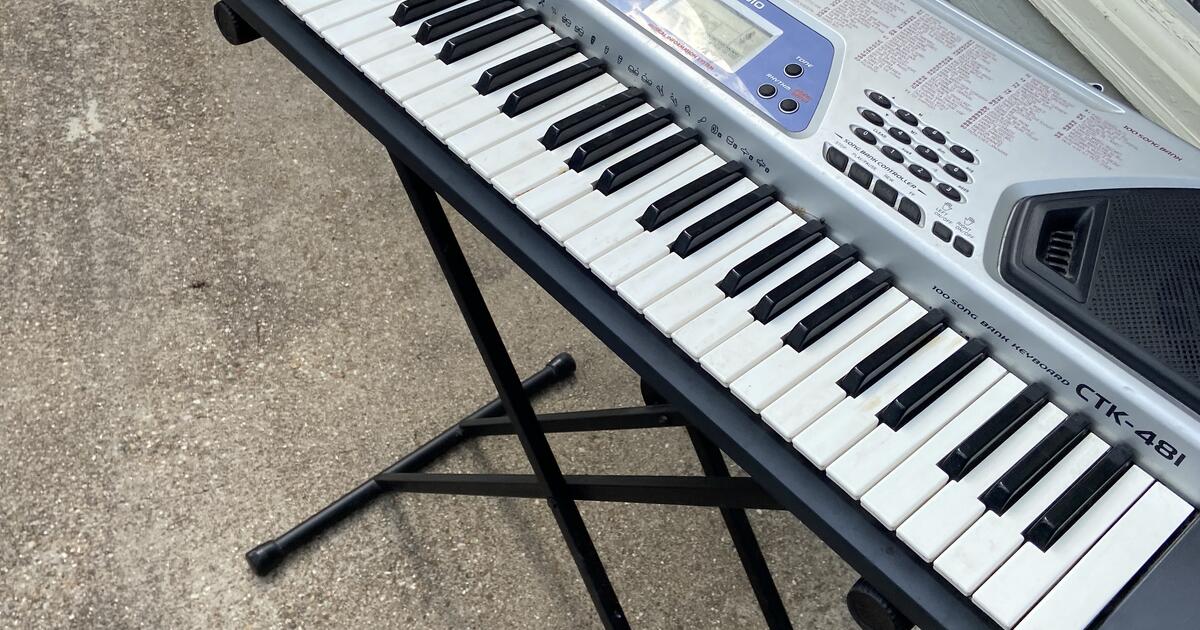 CASIO Keyboard with Stand Midi 100 Song Bank Music Fun for $40 in Fort ...