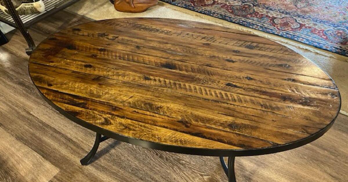 Beautiful Oval multi- colored coffee table- for $99 in Leland, NC | For ...