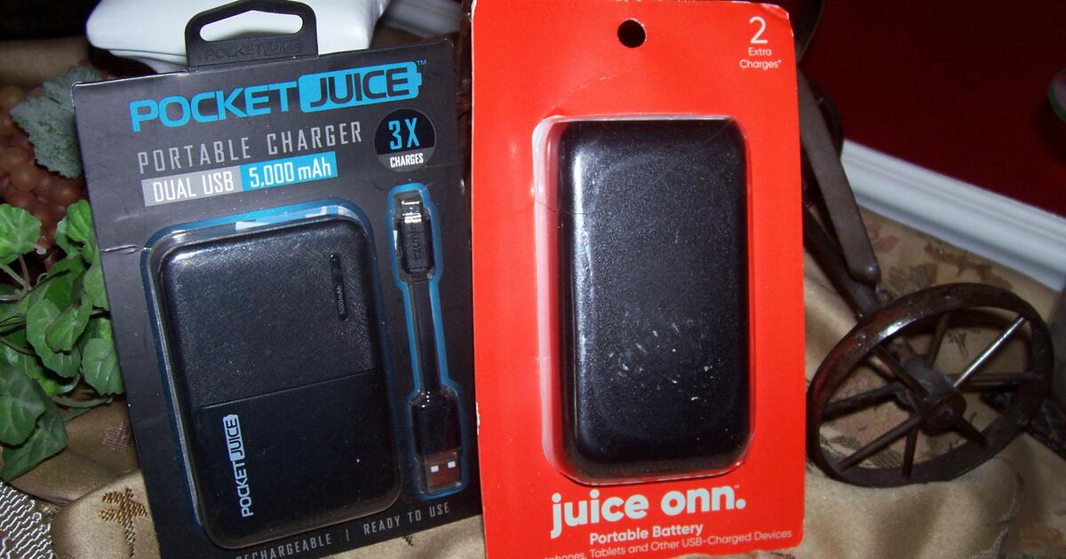 New Pocket Juice and Juice Onn Portable Chargers for $10 in Meridian ...
