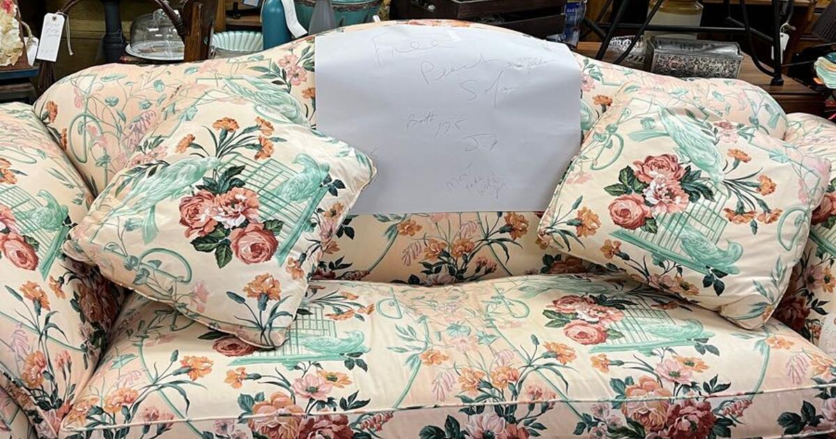 Free sofa. Booth 175 Middletown Peddlers Mall back room for Free in ...
