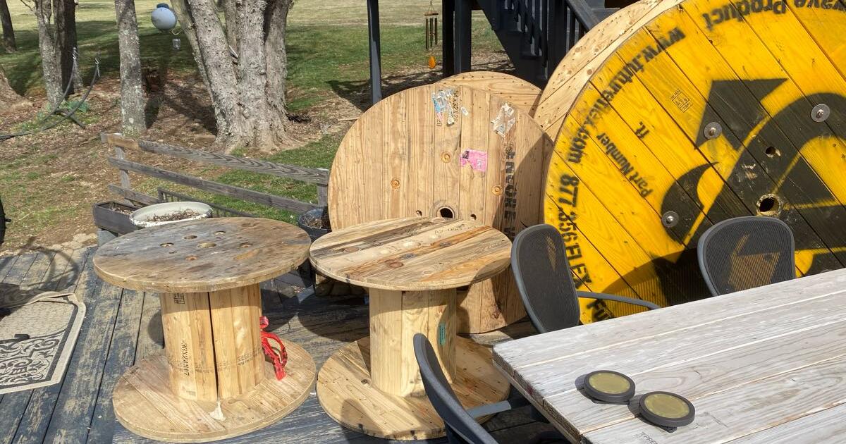 Heavy duty wood spools for $1 in Finchville, KY | For Sale & Free ...