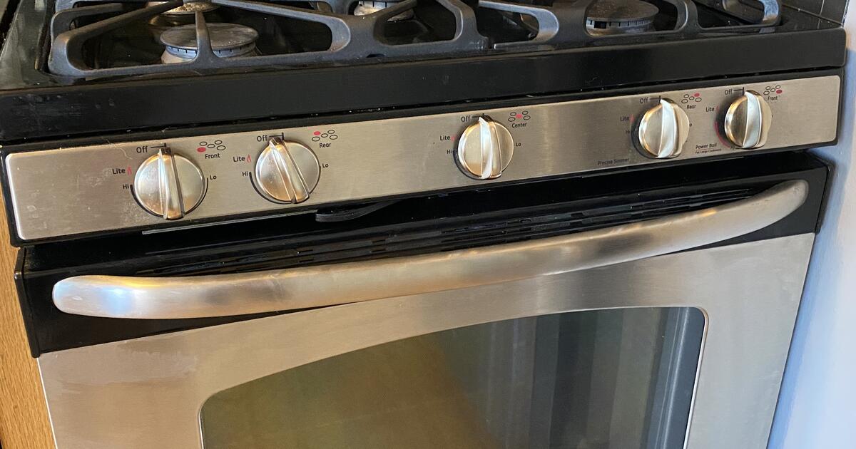Like-New GE Stainless Steel Gas Range for $105 in Denver, CO | For Sale ...