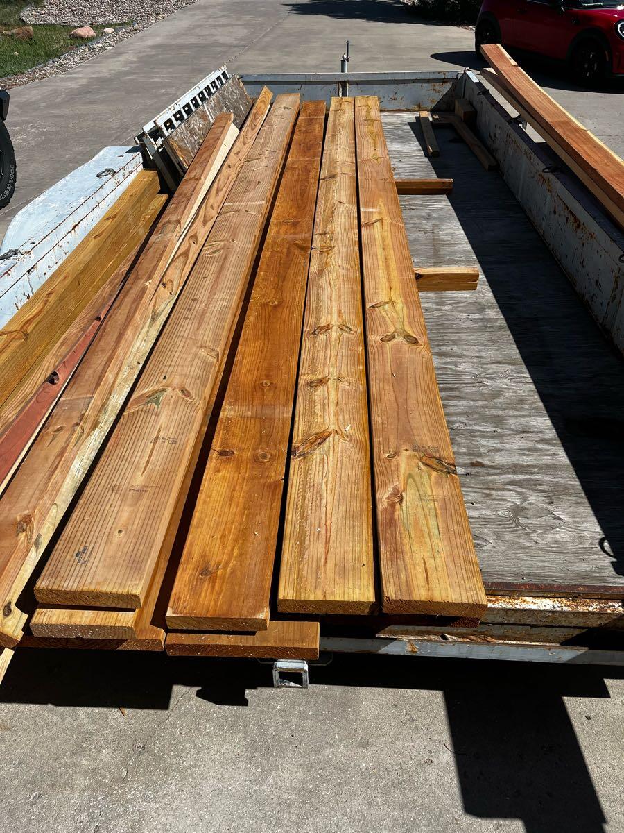 Pressure Treated 2x12 & 2x8 lumber for sale for $200 in Parker, CO ...