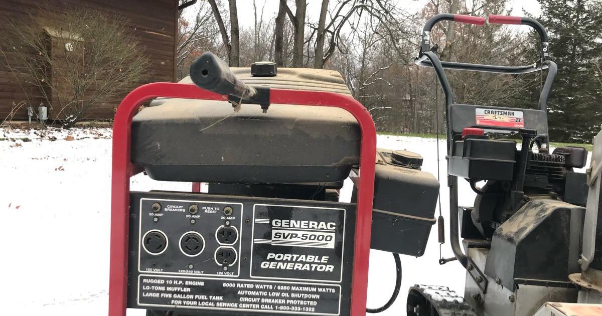 Generac Portable Generator. for $85 in Augusta, MI | For Sale & Free ...