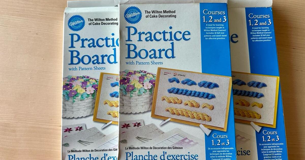 Wilton Practice Piping Boards for Free in San Marcos, CA | For Sale ...