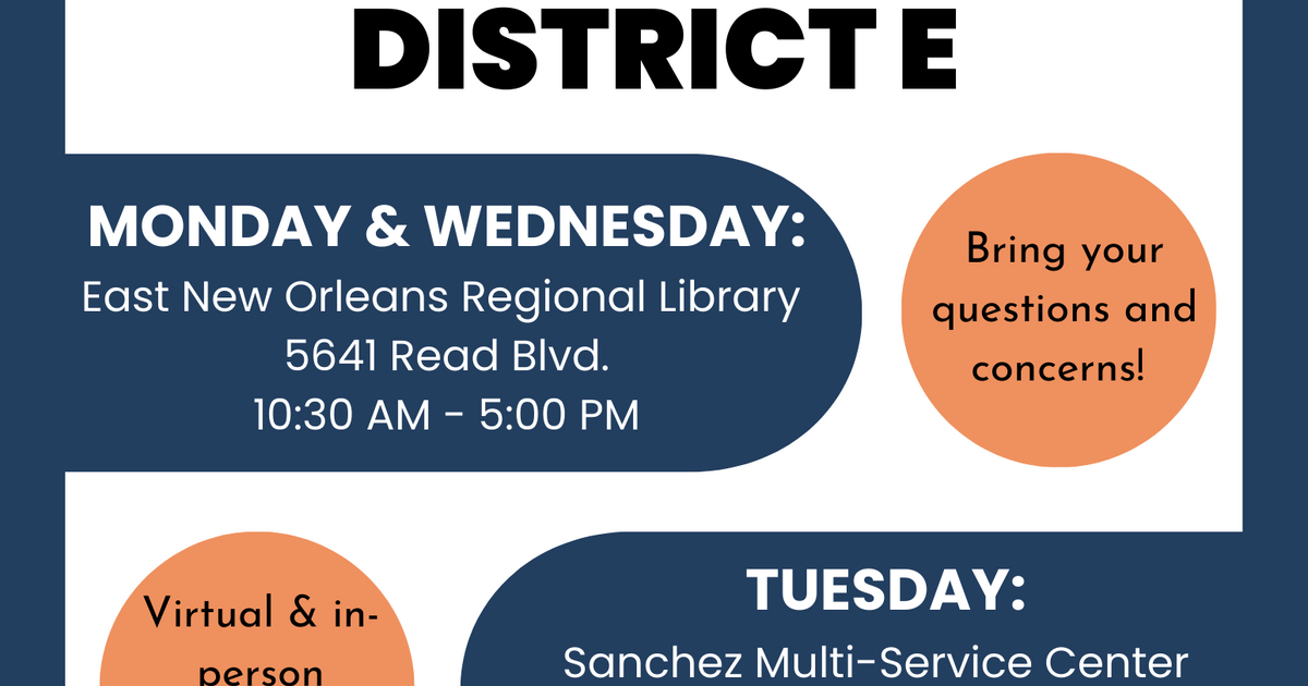 Join us Today for Community Office Hours: District E! — Nextdoor